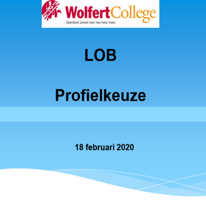 Informatie Profielkeuze - Wolfert College