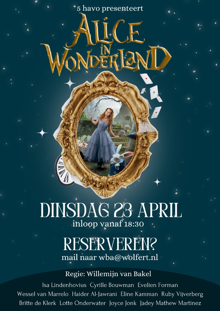 Komt dat zien, Komt dat zien! - Wolfert Lyceum